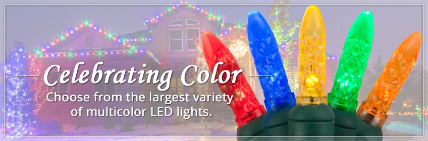 Multicolor LED Christmas Lights