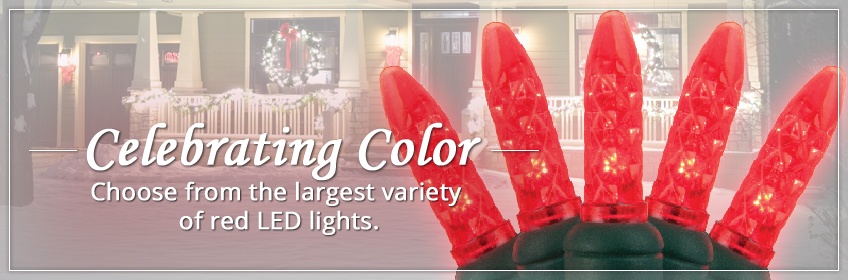 Red LED Christmas Lights