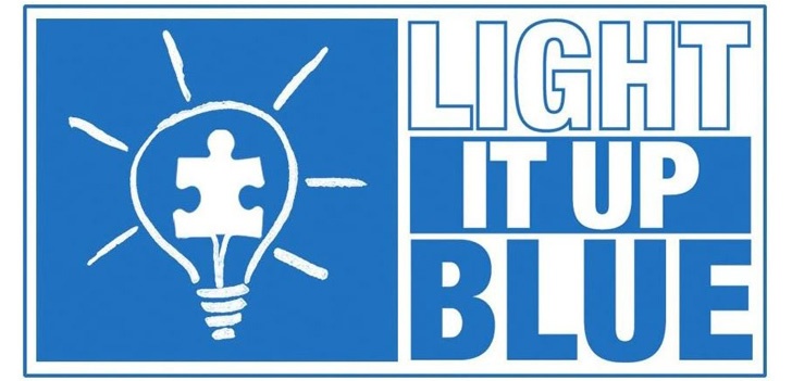 Blue Christmas Lights