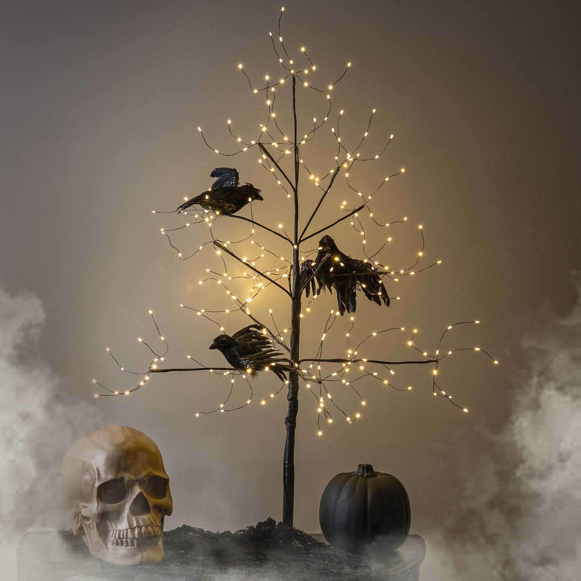 Black Fairy Light LED Tree