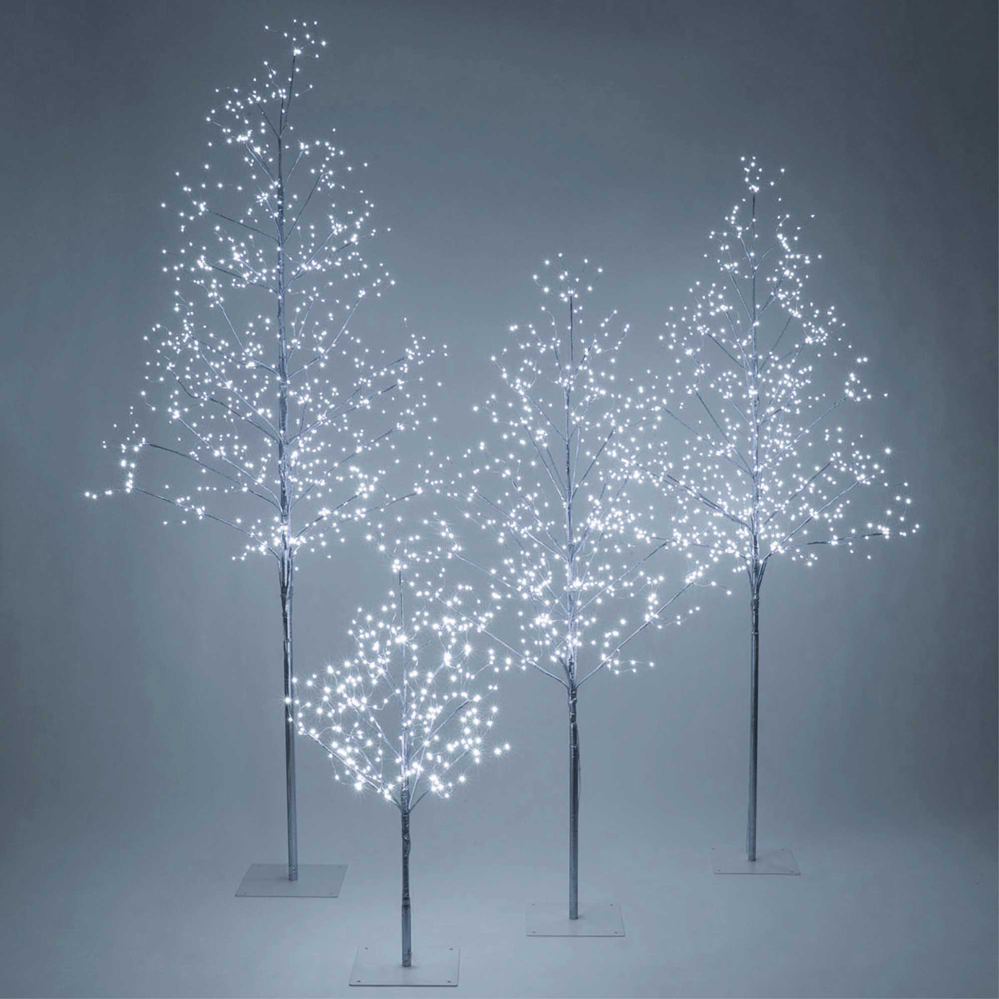 Silver Fairy Light LED Tree