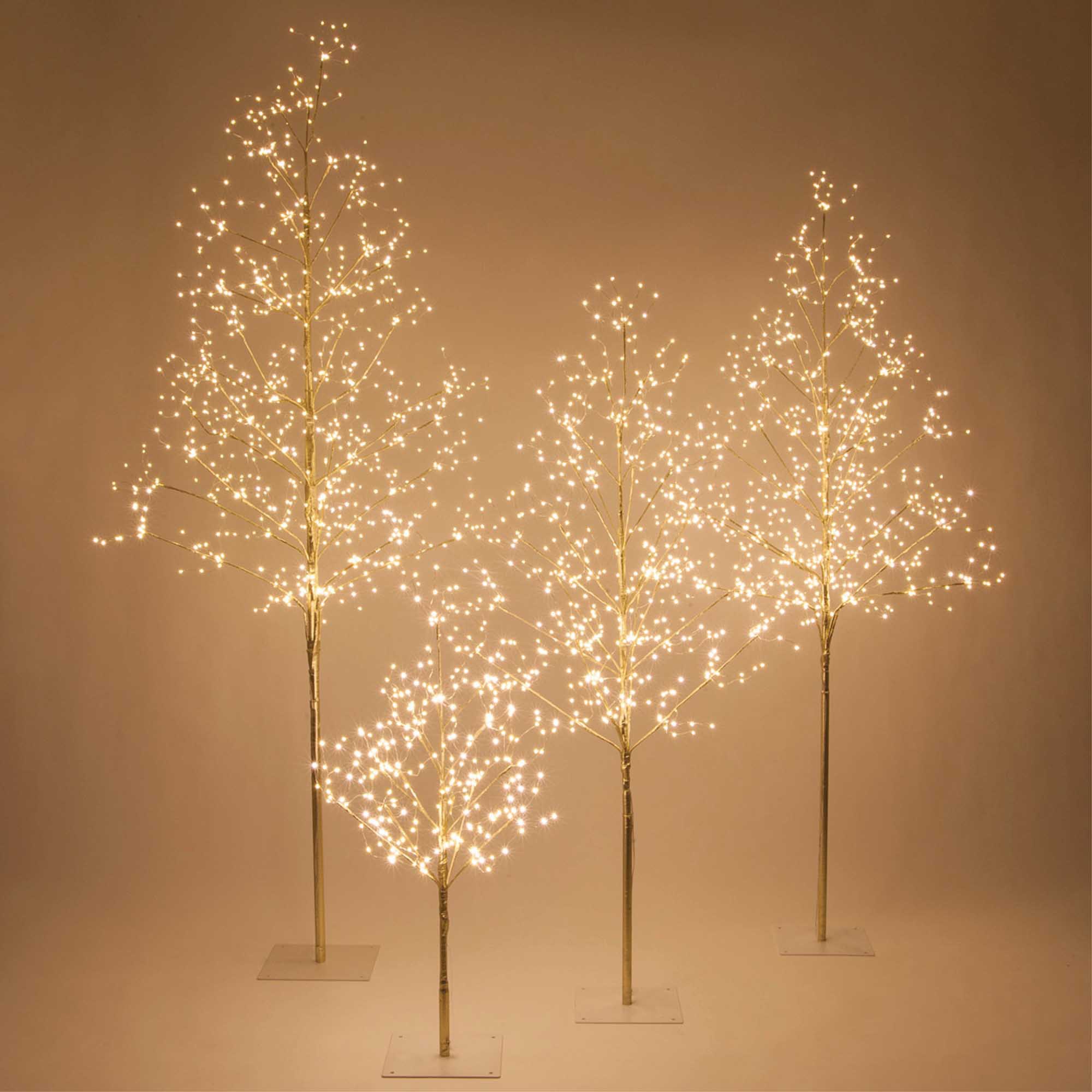 Gold Fairy Light LED Tree