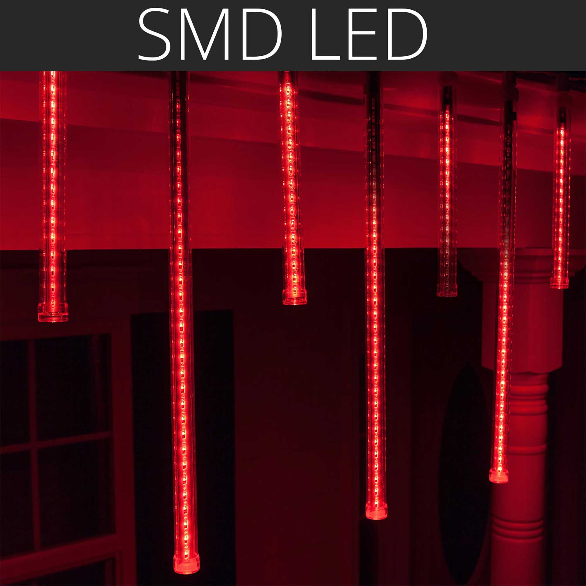T8 Red Grand Cascade SMD LED Light Tubes, E17 Base