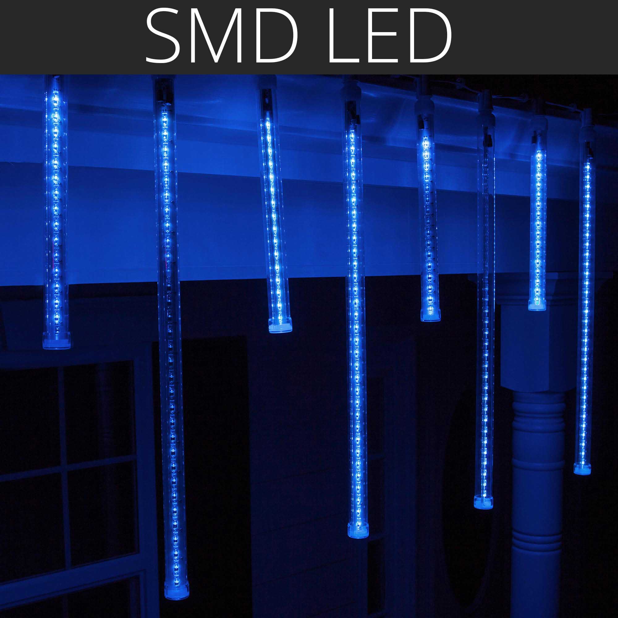 T8 Blue Grand Cascade SMD LED Light Tubes, E17 Base