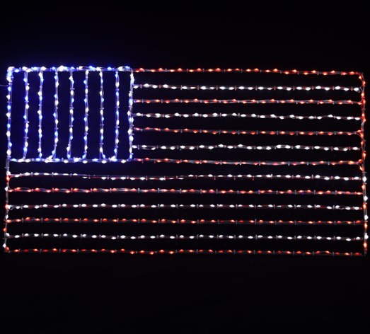LED Patriotic American Flag