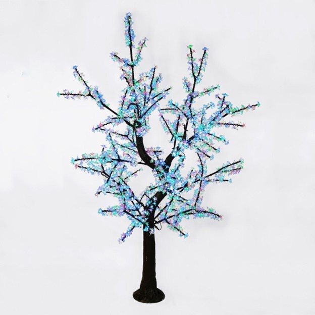 Black LED Cherry Tree, RGB Lights
