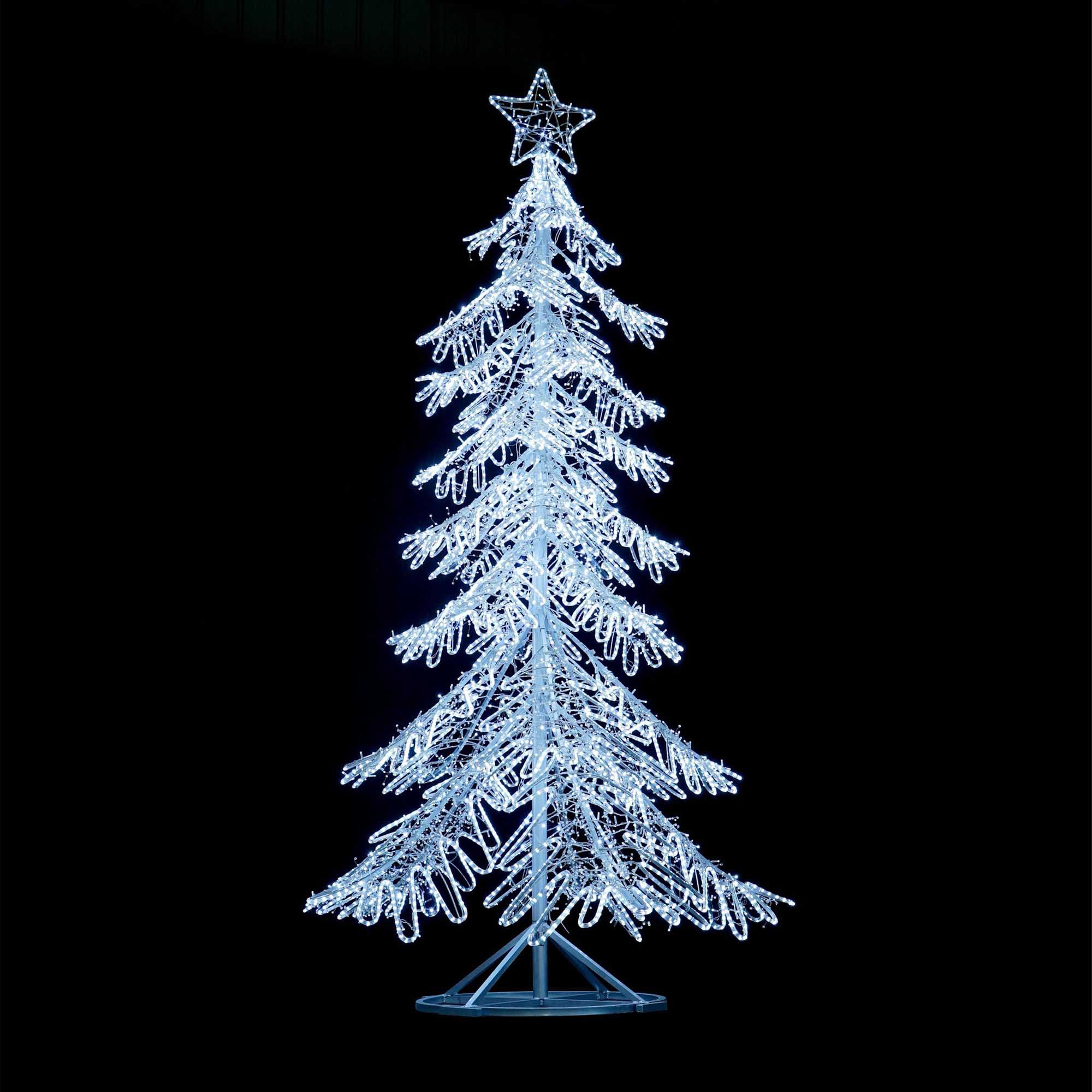 Outdoor Christmas Decorations - 13' Icy LED Christmas Tree