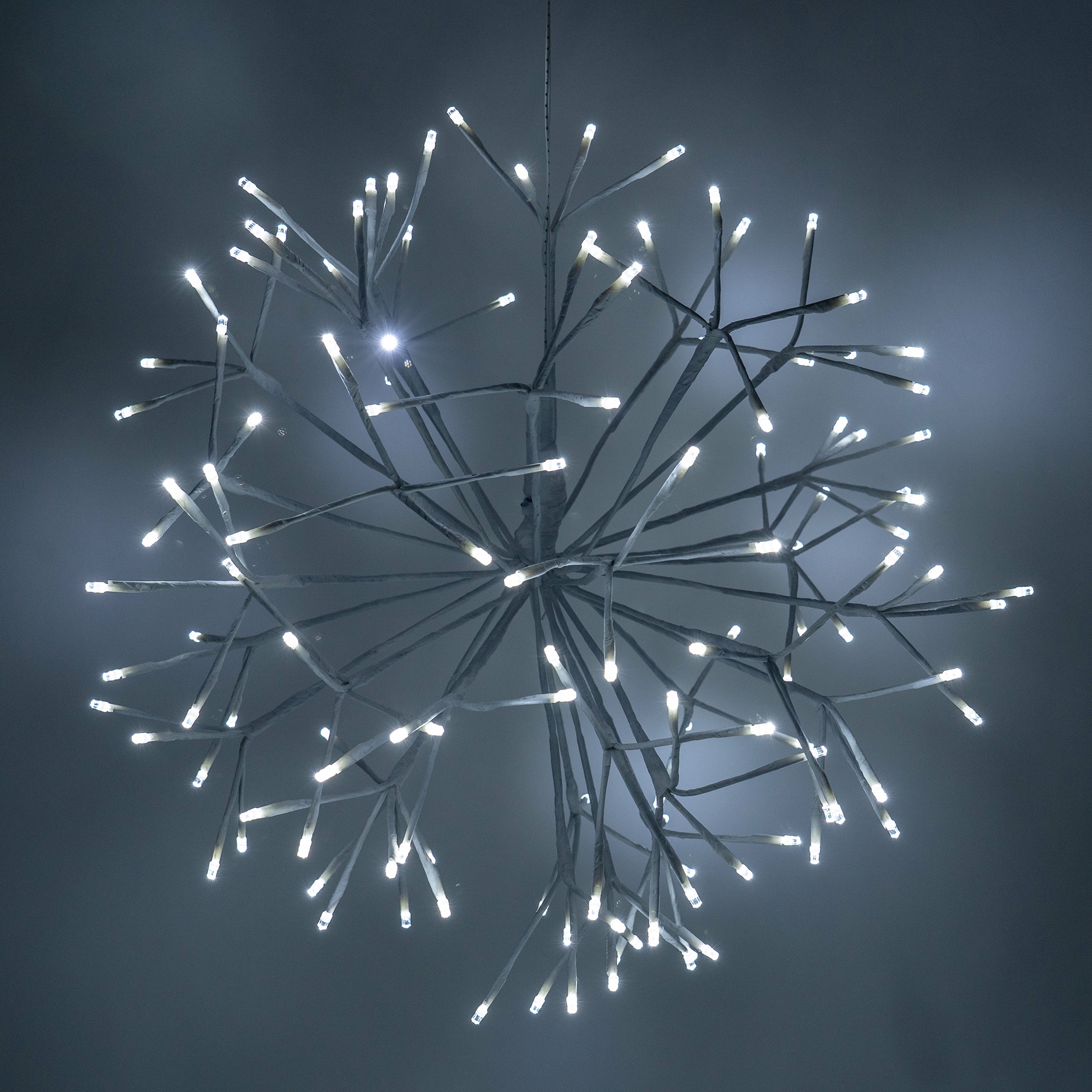 White UltraBright Starburst Lighted Branches with Pure White LED ...