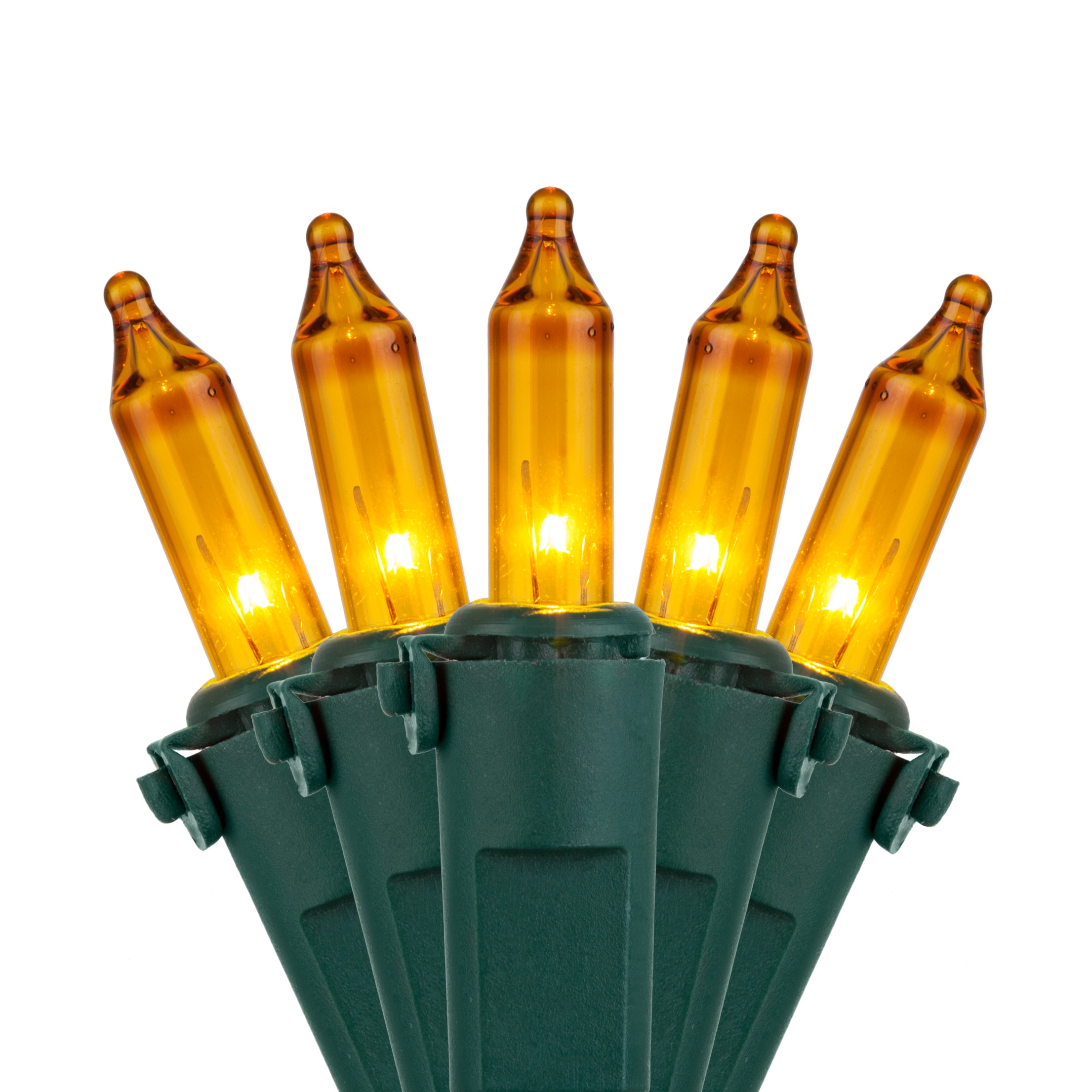 Christmas Mini Lights - Commercial 100 Yellow Christmas Mini Lights, 6 ...