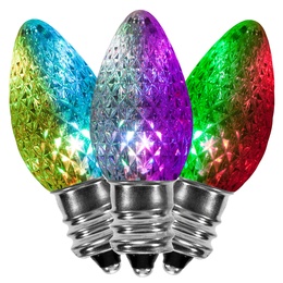 C7 Color Change Multicolor LED Christmas Light Bulbs