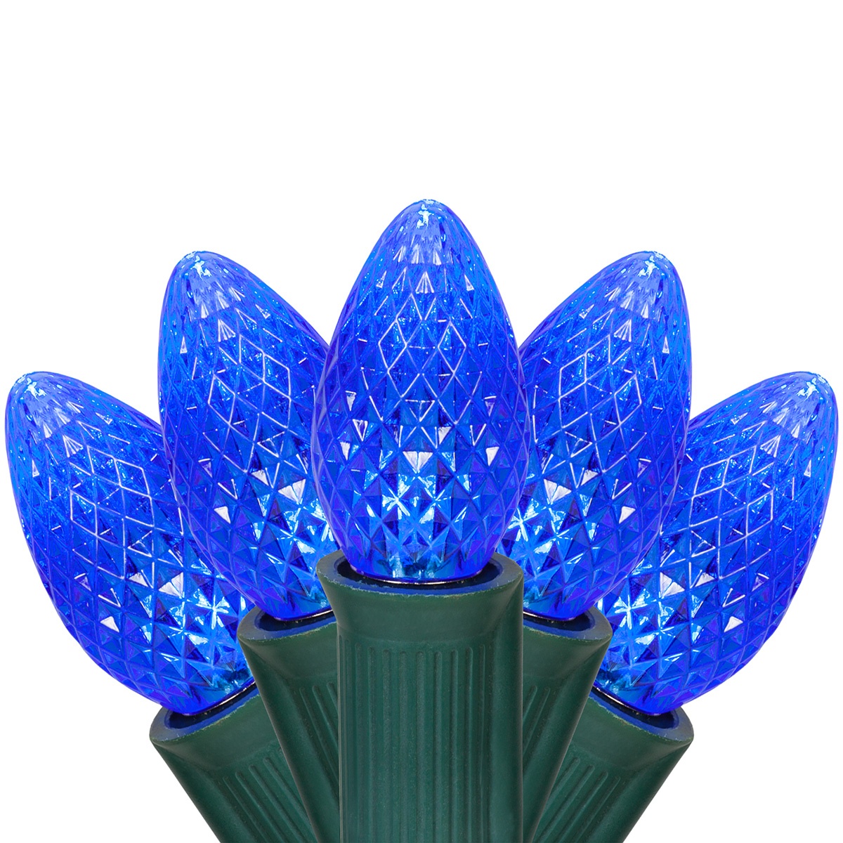 Christmas Lights - C7 Blue Commercial LED Christmas Lights