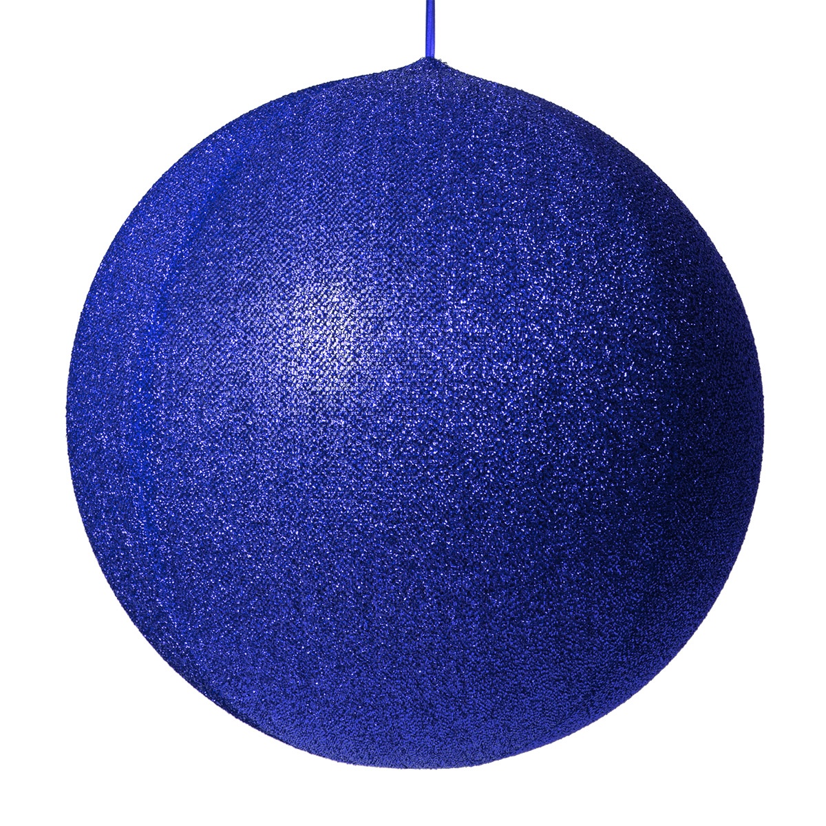 Blue Metallic Polymesh Inflatable Christmas Ornament