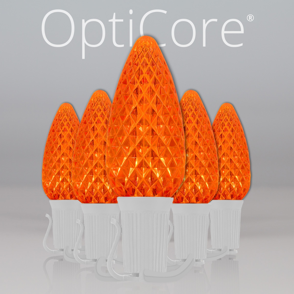 Lights - C9 Amber Opticore Commercial LED Christmas Lights