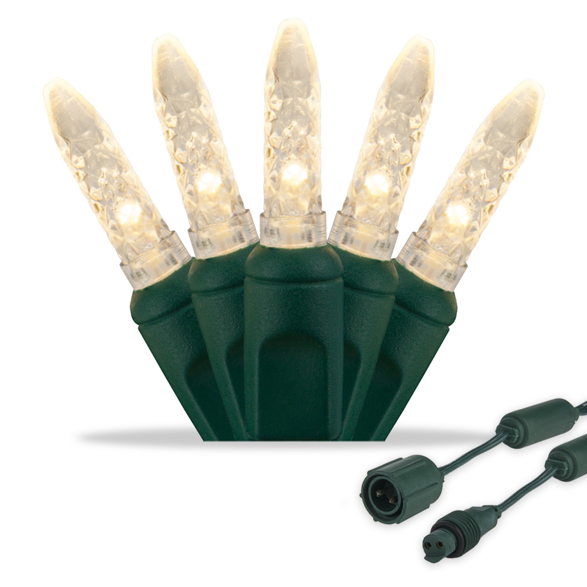 Commercial M5 Warm White LED Christmas Lights