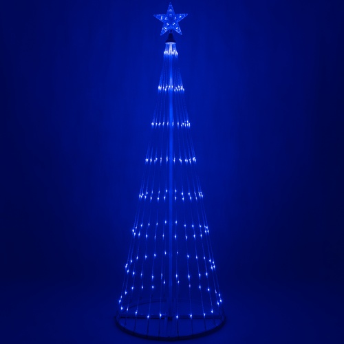 Blue LED Animated Lightshow Outdoor Christmas Tree