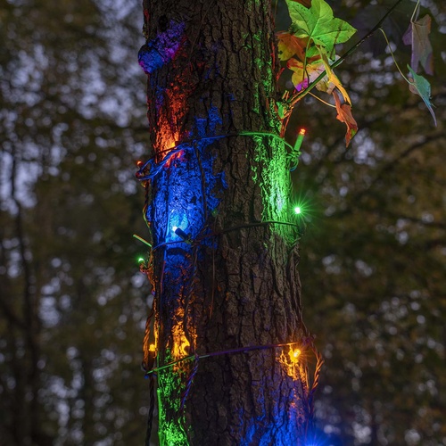 5mm Multicolor LED StretchNet Pro® Tree Wrap Lights, Brown Wire