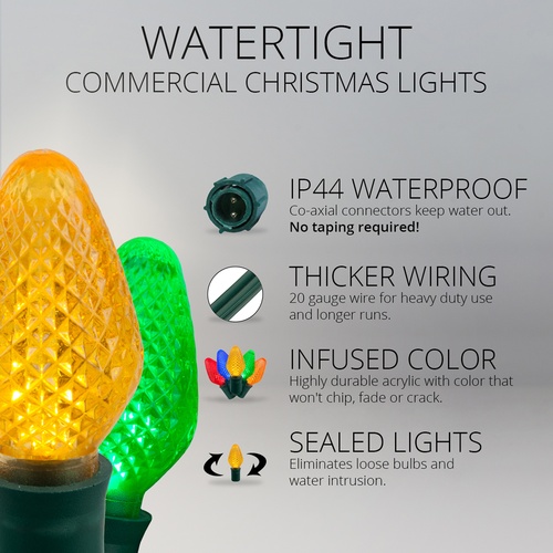 Commercial C7 Multi Color LED Christmas Lights