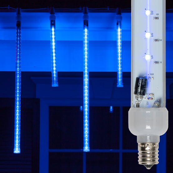 T8 Blue Grand Cascade SMD LED Light Tubes, E17 Base