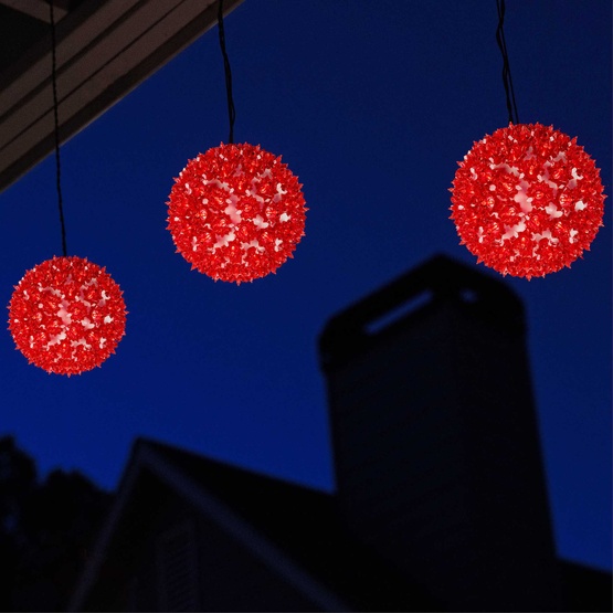 Red T5 LED Starlight Sphere