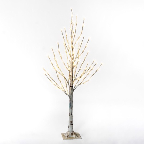 Warm White LED Birch Tree