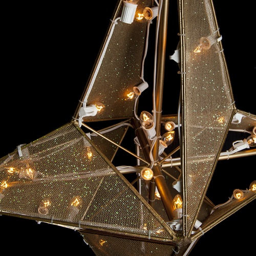 Christmas Decorations - 3' Dimensional Nativity Star Treetopper, 32 ...