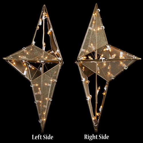 Christmas Decorations - 3' Dimensional Nativity Star Treetopper, 32 ...