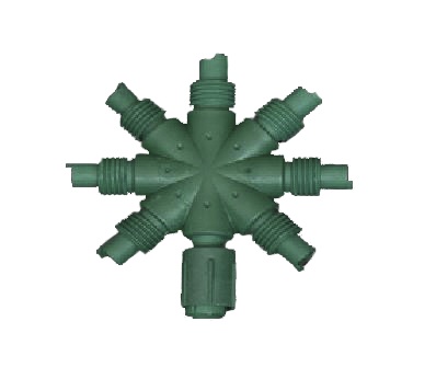 Commercial LED Accessories - Commercial 8-way Power Tap