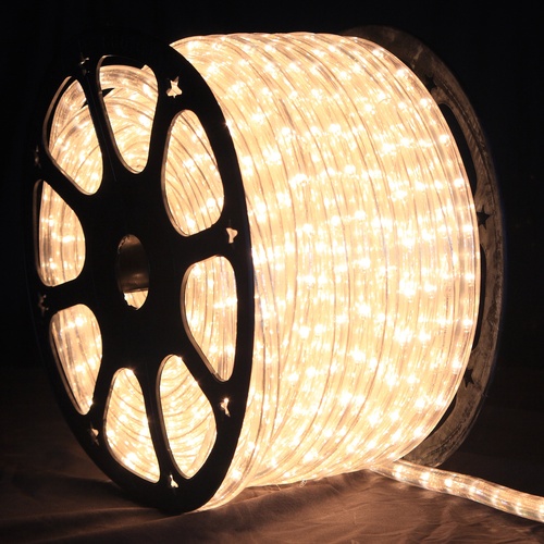 12 Volt Rope Lights - 150' Clear Mini Rope Light Commercial Spool
