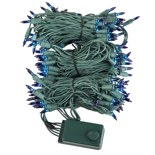 Chasing Christmas Mini Lights - 140 Blue Chasing Mini Lights, 4 ...