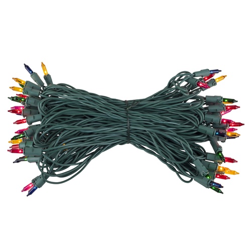 Christmas Lights - 50 Multi Color Mini Christmas Lights, 8" Spacing ...