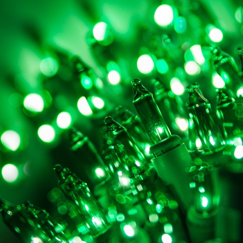 Chasing Christmas Mini Lights - 140 Green Chasing Mini Lights, 4 ...
