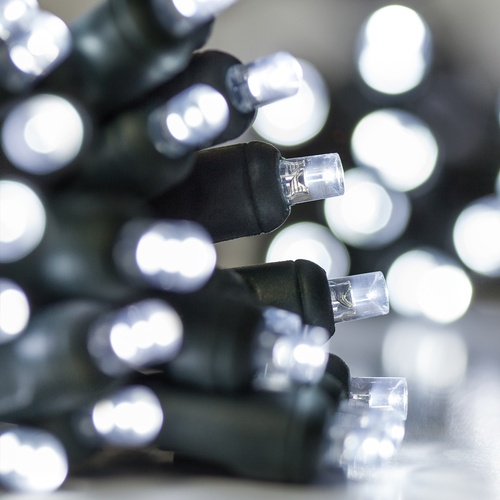 Battery Operated Lights - 20 Cool White Battery Operated 5mm LED ...