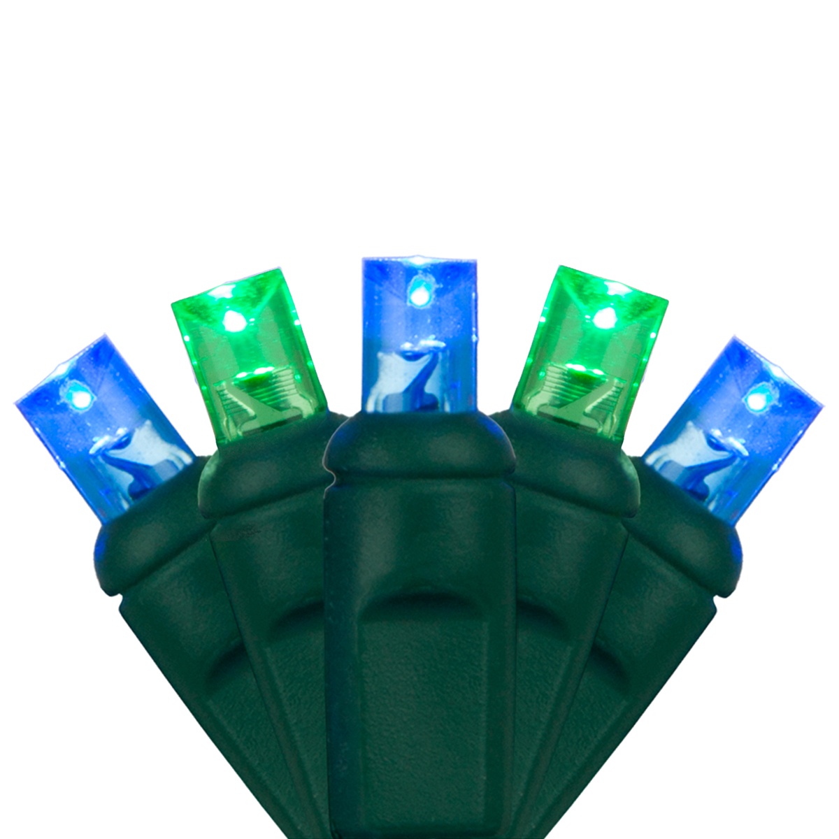 5mm Blue, Green LED Christmas Lights