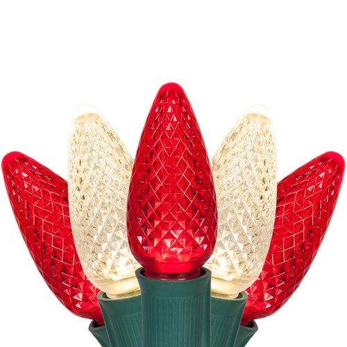 Christmas Lights - C9 Warm White / Red Commercial LED Christmas Lights