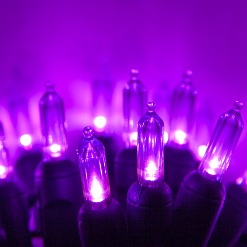 T5 Purple LED Christmas Tree Lights