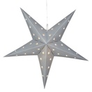 Aurora Superstar TM LED Fold-Flat Silver 5 Point Star Light, Outdoor Rated