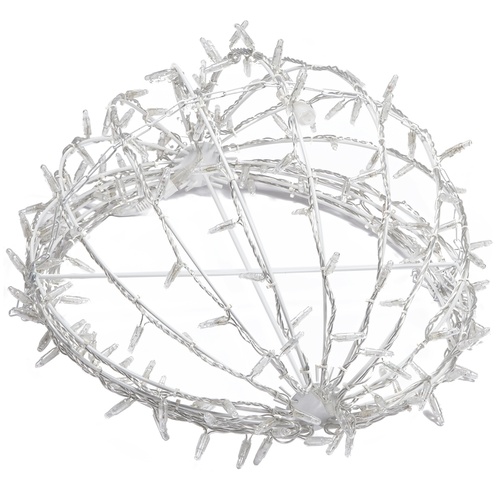 Blue LED, Commercial Mega Sphere Christmas Light Ball, Fold Flat