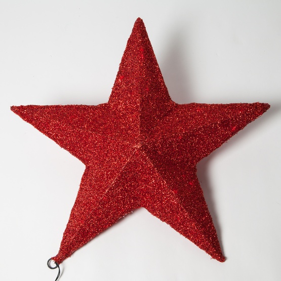 Red Metallic Mesh Star Light, Red LED Lights