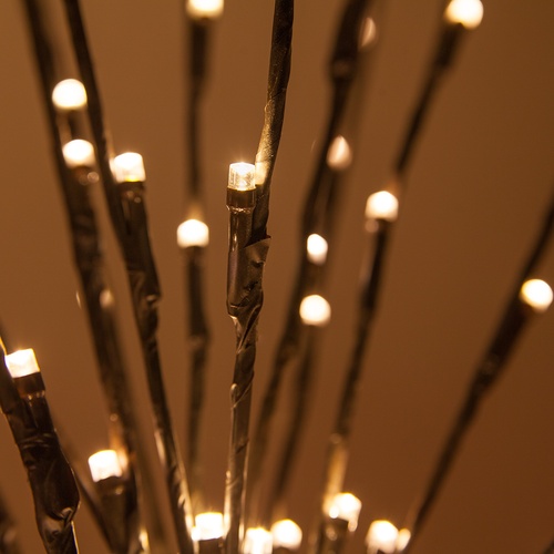 Brown Lighted Branches with Warm White LED Lights, 1 pc