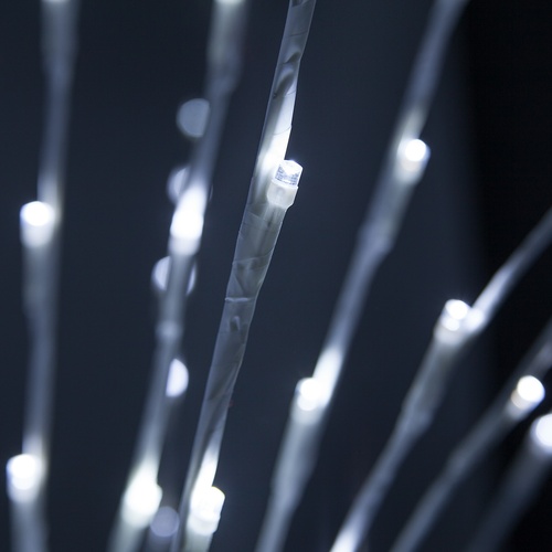 White Lighted Branches with Cool White LED Lights, 1 pc