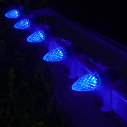C7 Blue OptiCore LED Christmas Light Bulbs
