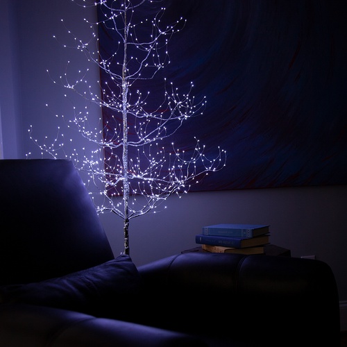 Silver Fairy Light LED Tree