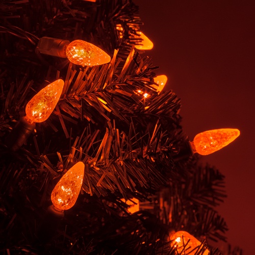 C6 Amber LED String Lights