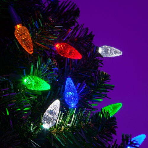 C6 Multi Color LED String Lights