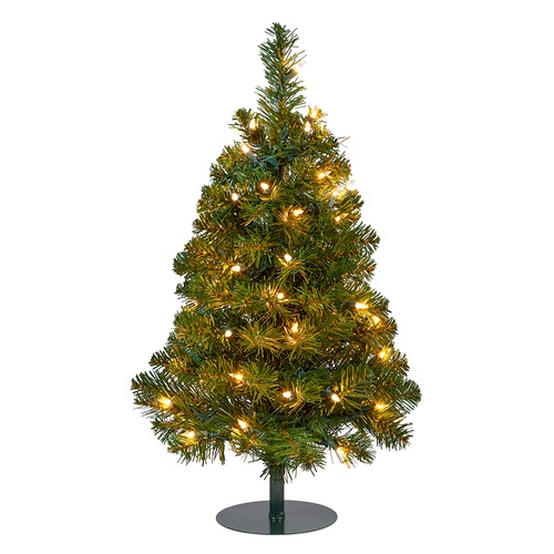 Winchester Fir Prelit Incandescent Clear Light Walkway Tree