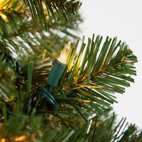 Winchester Fir Prelit Incandescent Clear Light Walkway Tree