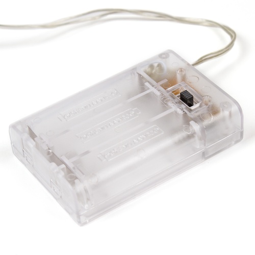 Novelty Lights - LED Clothes Pin String Lights, 10 Warm White Lights