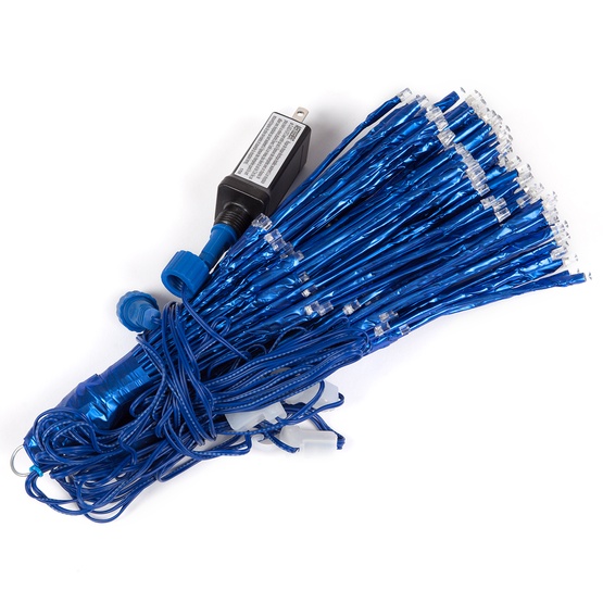 Blue Starburst Lighted Branches with Blue LED Twinkle Lights, 3 pc