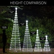 Multicolor LED Animated Outdoor Lightshow Tree