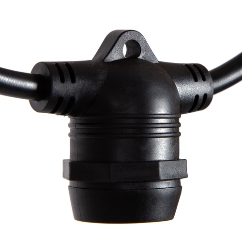 Outdoor Patio String Lights - 330' E26 Commercial Patio Light Stringer ...